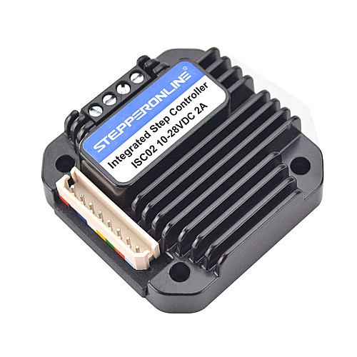 ISC02 | Integrated Stepper Motor Controller 0-2A 10-28VDC for NEMA 17 ...