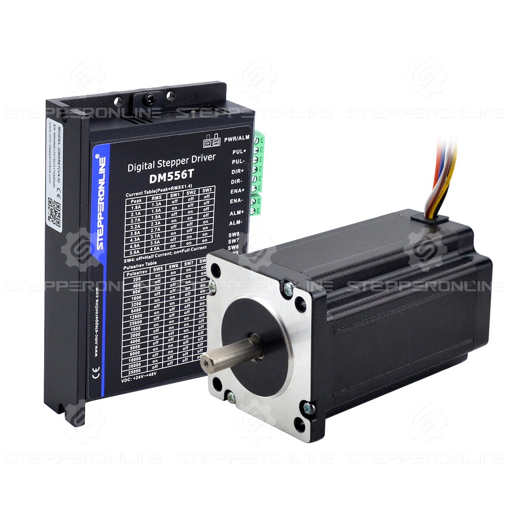 1-DM556T-24HS39 | 1 Axis Stepper CNC Kit 4.0Nm(566oz.in) Nema 24 ...
