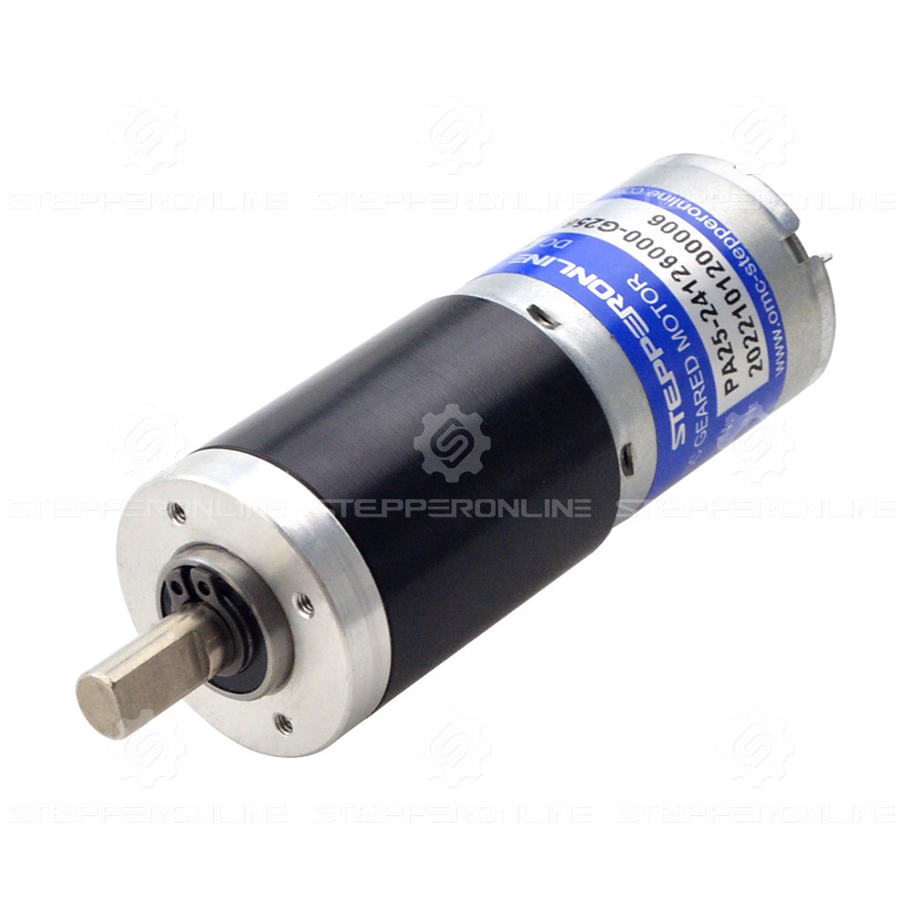 PA25-24126000-G256 | Brushed 12V DC Gear Motor 4.6Kg.cm/17RPM w/ 256:1 ...