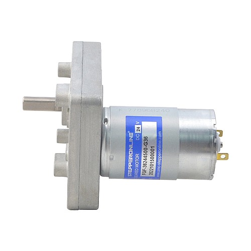 FGF-36244500-G36 | Brushed 24V DC Gear Motor 7Kg.cm/100RPM w/ 36:1 ...