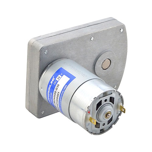 FGF-36244500-G36 | Brushed 24V DC Gear Motor 7Kg.cm/100RPM w/ 36:1 ...
