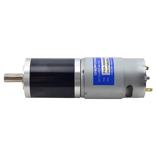 PA36-38244500-G720 | Brushed 24V DC Gear Motor 30Kg.cm/4.6RPM w/ 720:1 ...