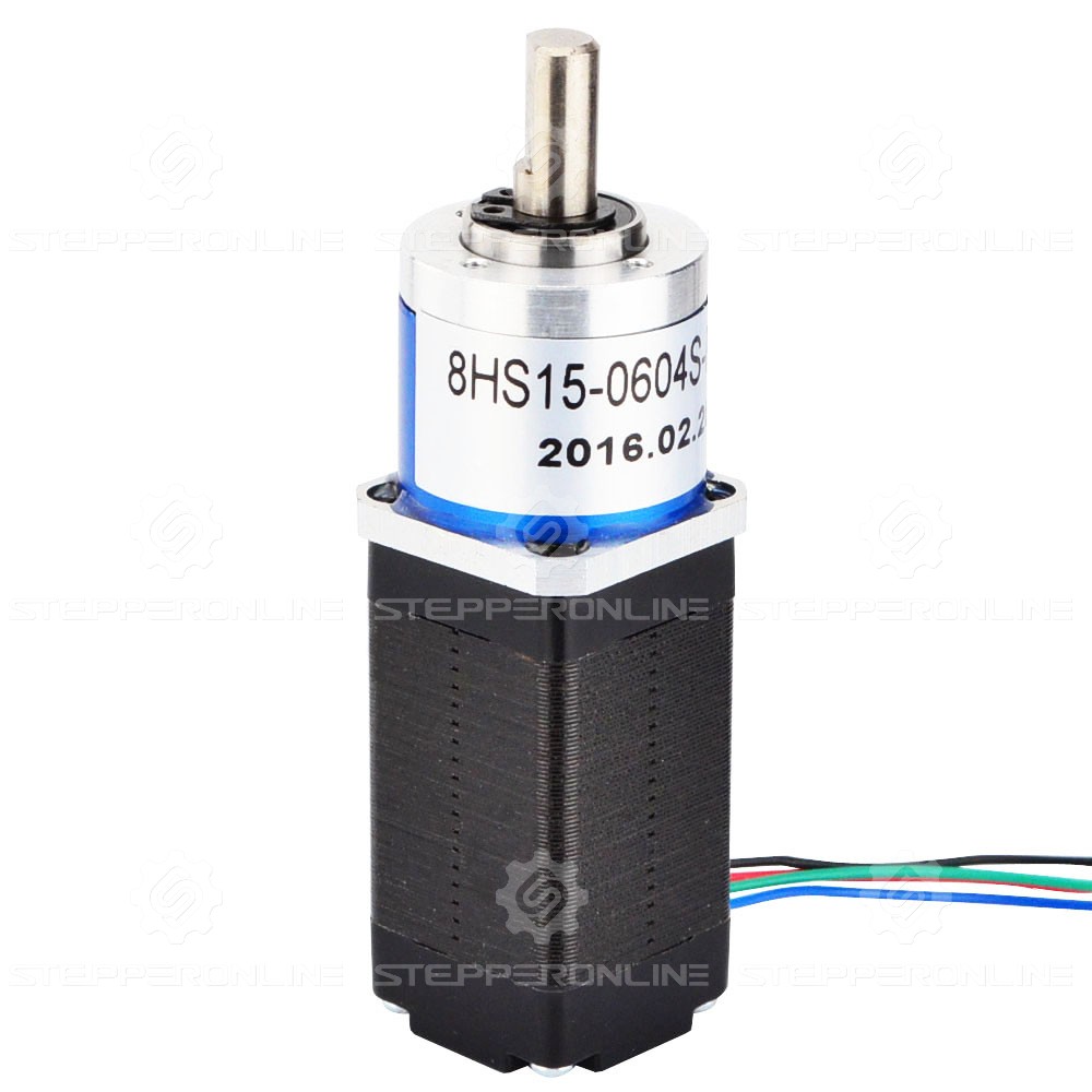 8HS15-0604S-PG5 | Nema 8 Stepper Motor Bipolar L=38mm w/ Gear Ratio 5:1 ...
