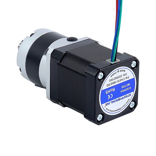 Nema 17 Stepper Motor Bipolar L=48mm w/ Gear Ratio 10:1 MG Series ...