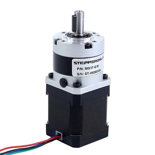Nema 17 Stepper Motor Bipolar L=48mm w/ Gear Ratio 10:1 MG Series ...