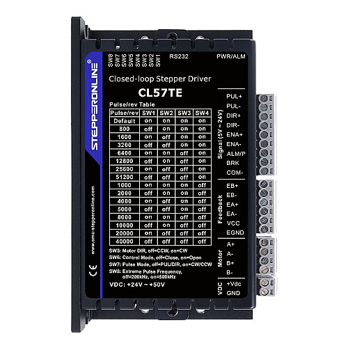 TES Series 1 Axis 4.0Nm(566.56oz.in) Nema 24 Closed Loop Stepper Kit ...