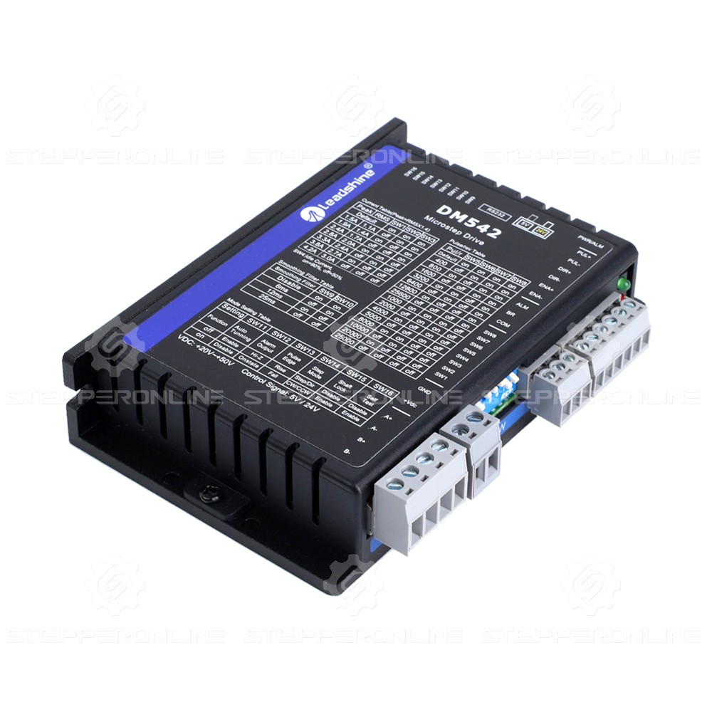 DM542 | Leadshine Digital Stepper Driver 0.5-4.2A 20-50VDC for Nema 17 ...