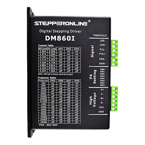 1-DM860I-S120 | 1 Axis Stepper CNC Kit 12.0Nm(1699.34oz.in) Nema 34 ...