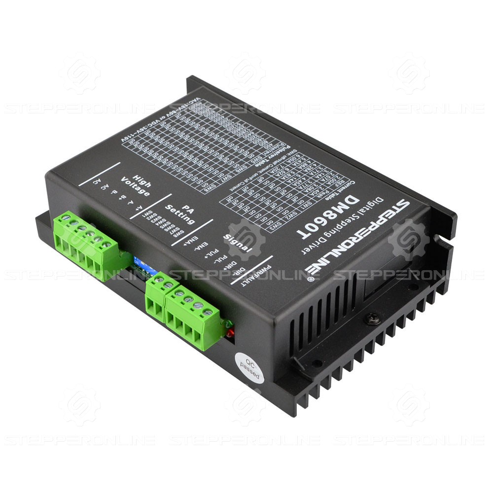Digital Stepper Driver 2.4-7.2A 18-80VAC or 24-110VDC for Nema 34 Motor ...